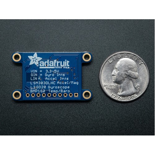 Adafruit 10-DOF IMU Breakout - L3GD20 + LSM303 + BMP180